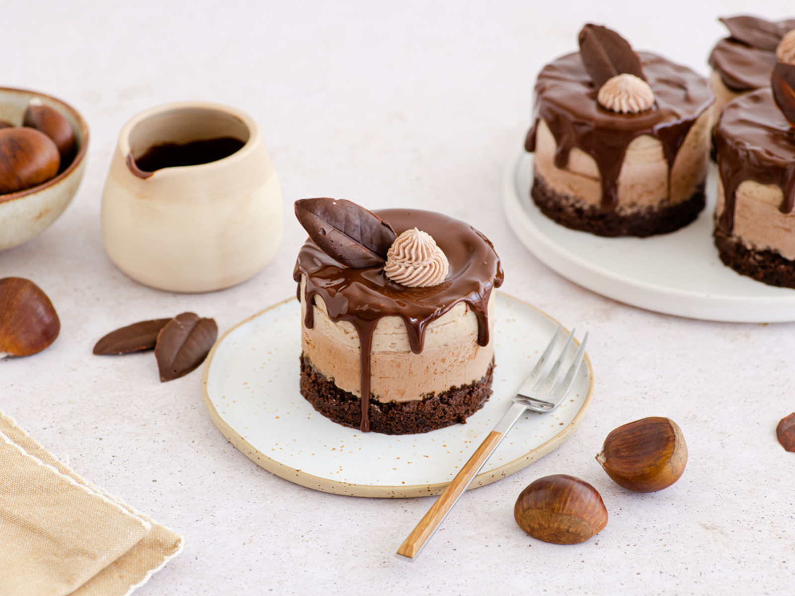 Mini tortice s kestenima i čokoladom - Coolinarika