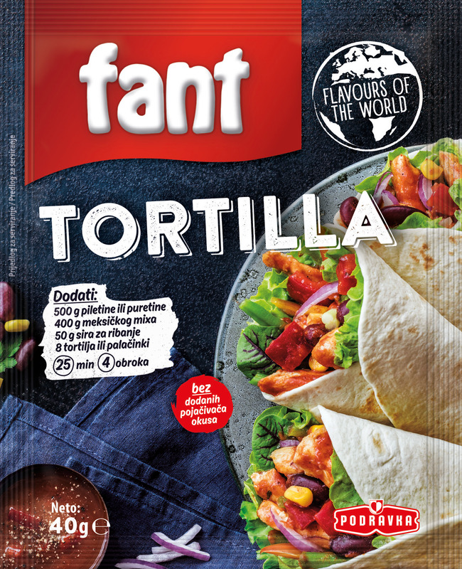 Fant seasoning mix for tortilla ♥ Podravka
