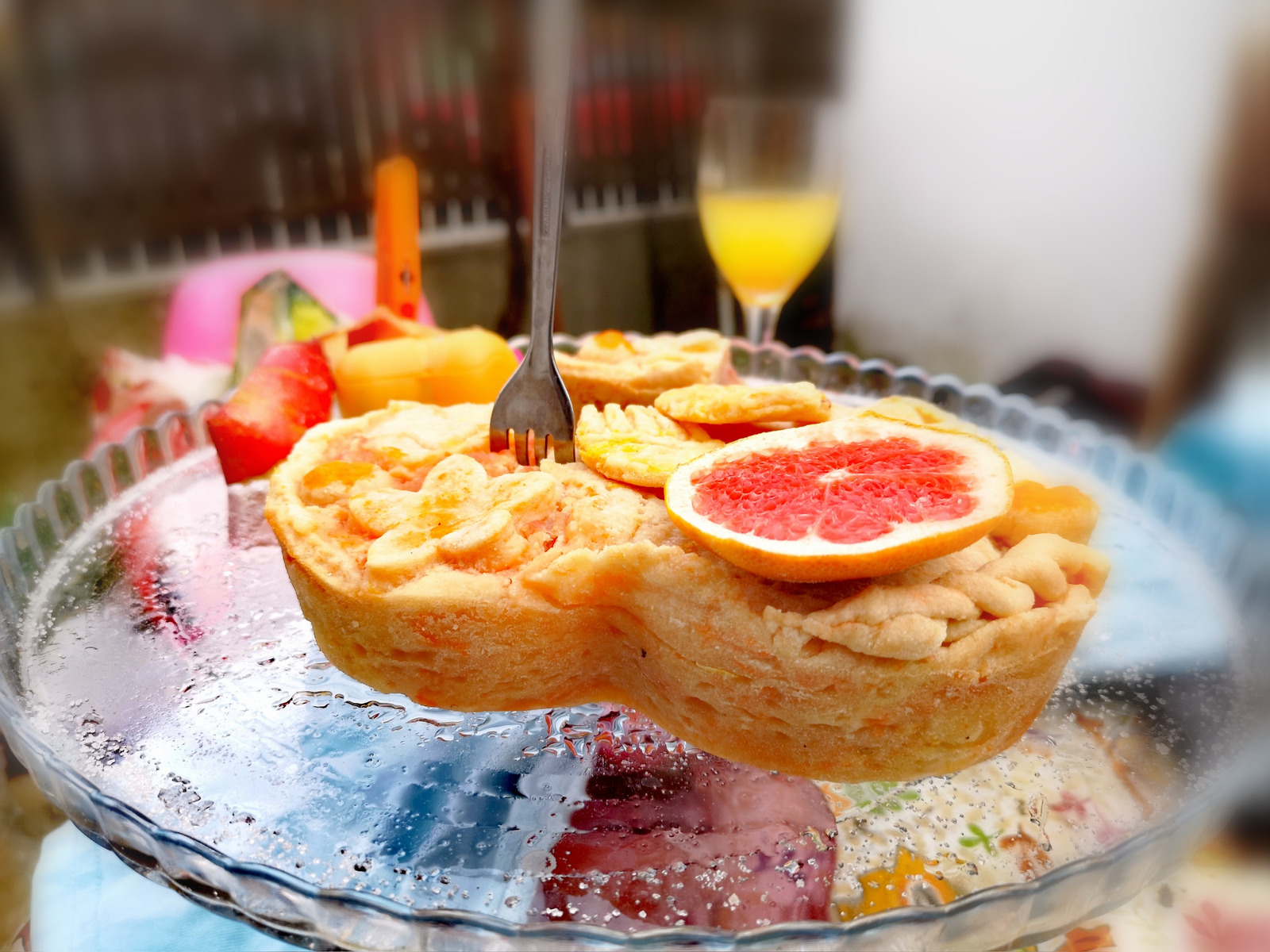 ORANGE PIE,crveni grejp i jabuka - Coolinarika