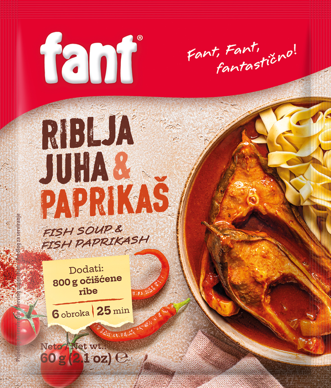 Fant seasooning mix for fish soup and fish paprikash ♥ Podravka