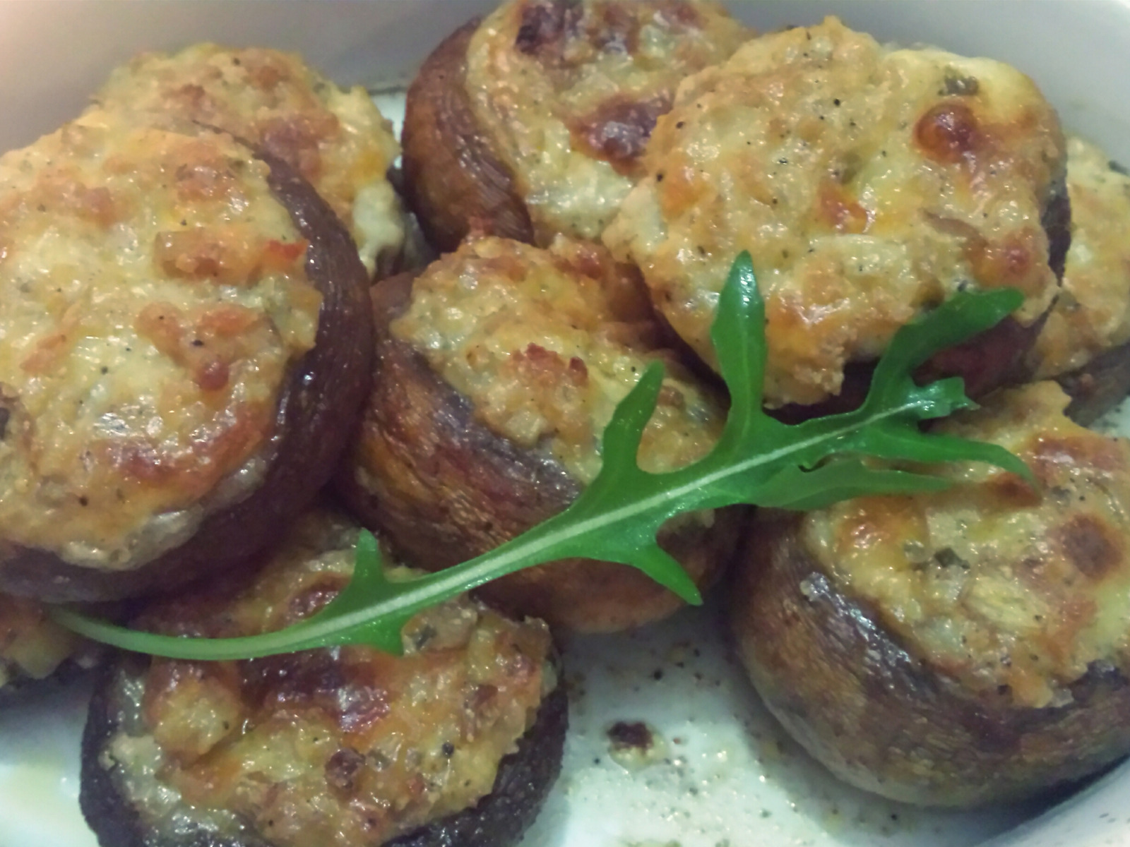 zapeceni-sampinjoni - Coolinarika