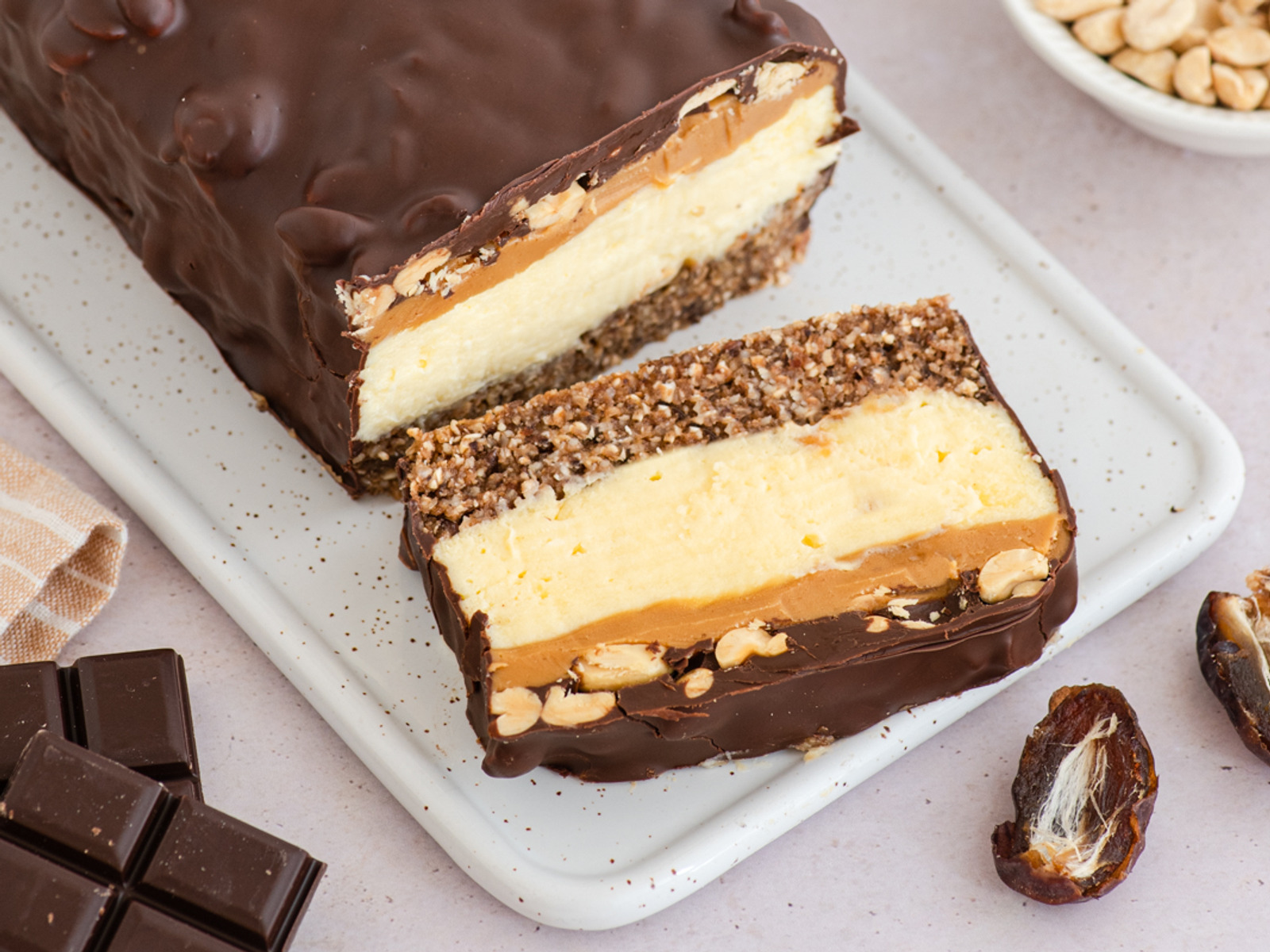 Vege snickers torta bez pečenja - Coolinarika