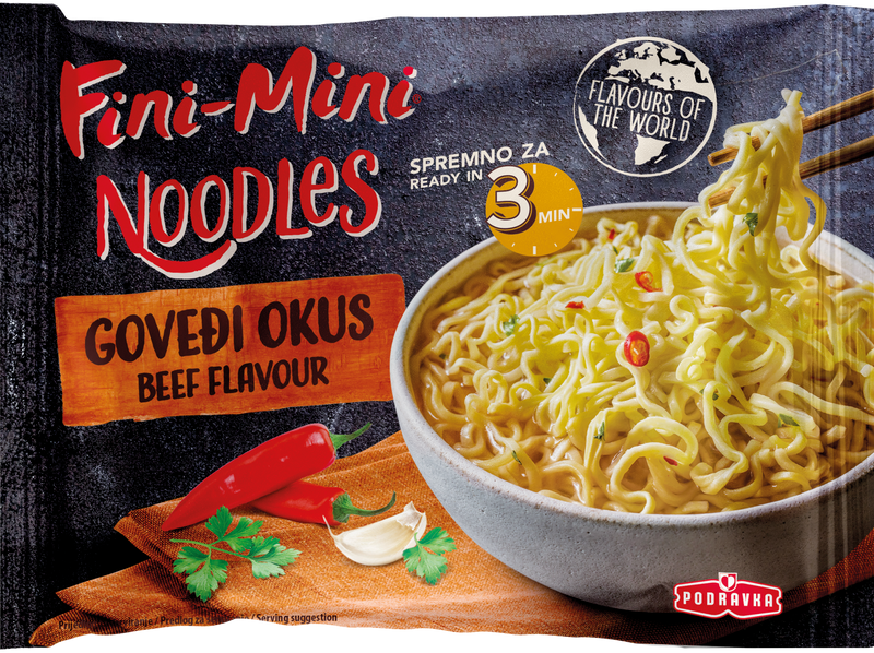 Fini-Mini Goveđi noodles ♥ Podravka