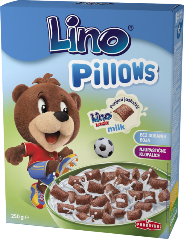 Lino Pillows - pillows filled with Lino Lada milk ♥ Podravka