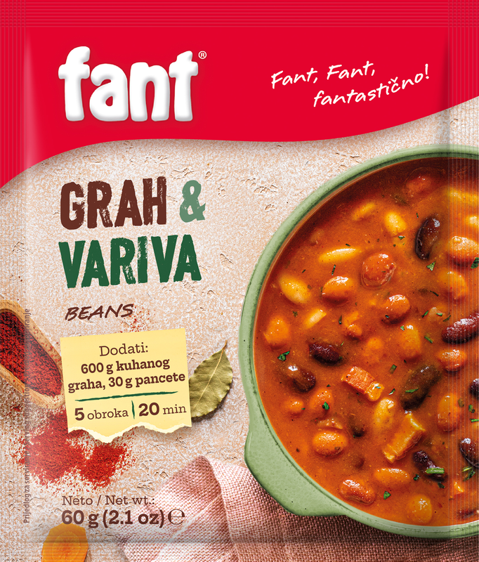 Fant seasoning mix for beans ♥ Podravka