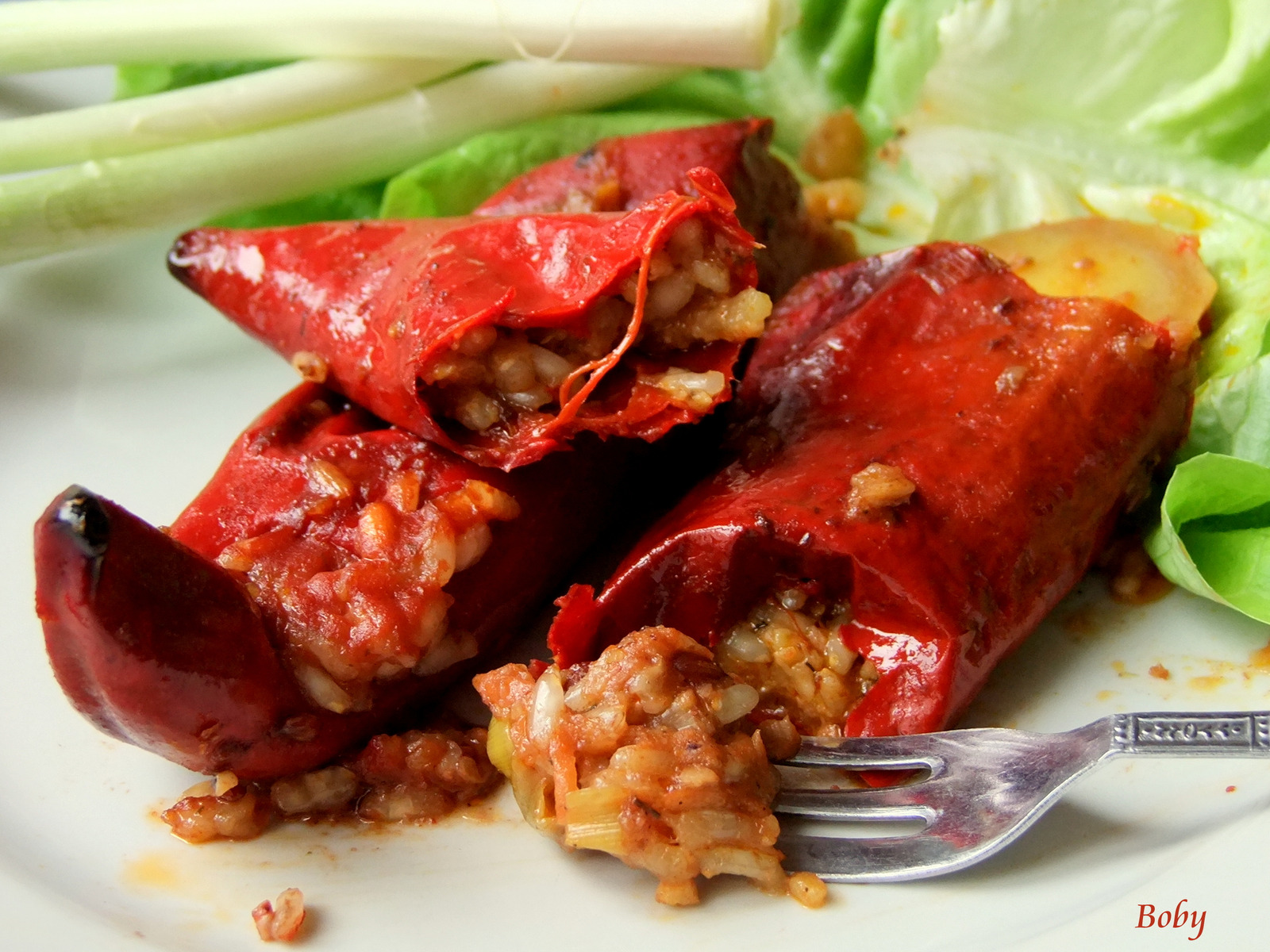 Punjene suve paprike - posne - Coolinarika