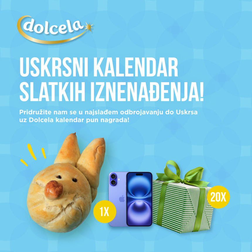 Pridruži se Dolcela uskrsnom kalendaru slatkih iznenađenja ♥ Podravka