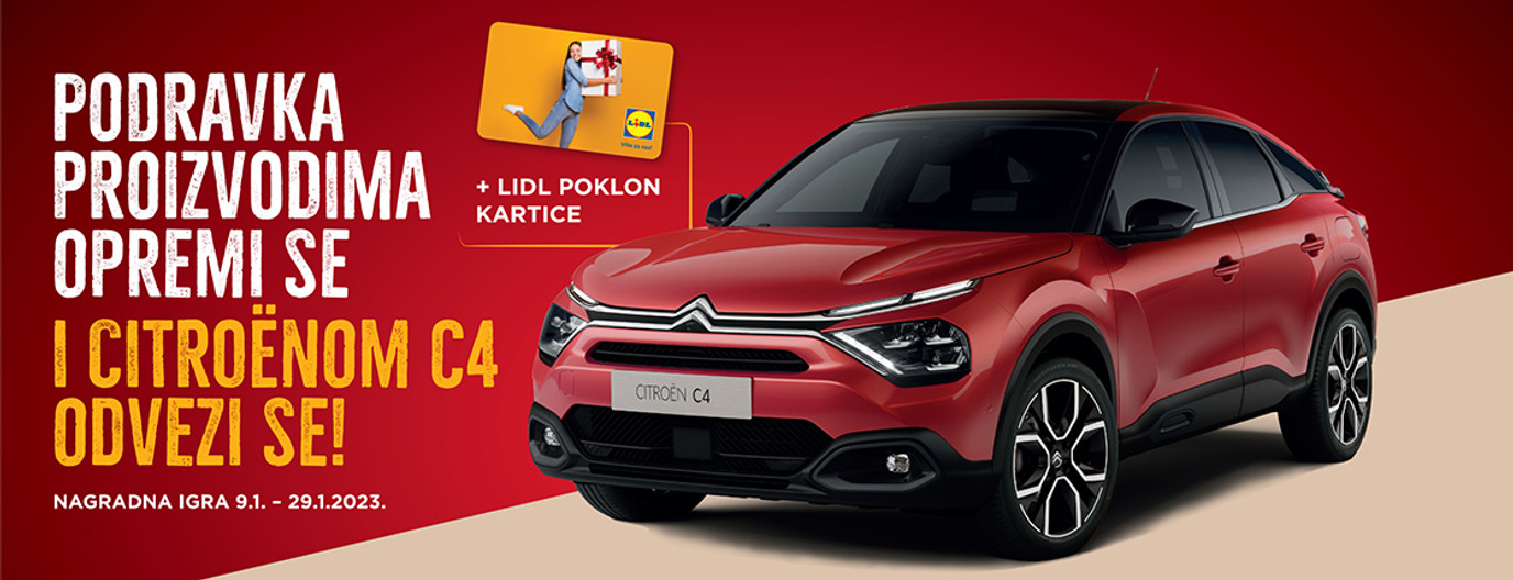Nagradna igra: Podravka proizvodima opremi se i Citroënom C4 odvezi se ...