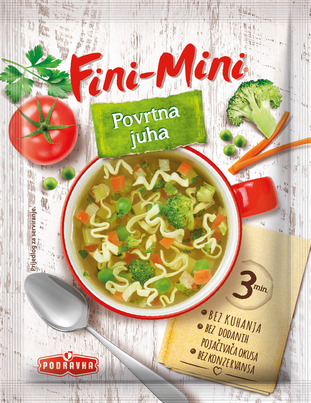 Fini Mini Vegetable soup ♥ Podravka