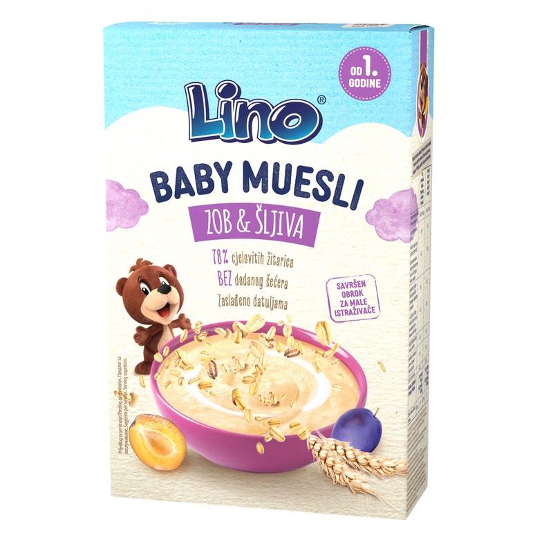 Lino Baby Muesli Oves & Sliva ♥ Podravka