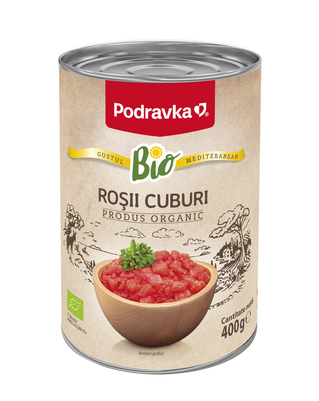 Roșii cuburi Bio ♥ Podravka