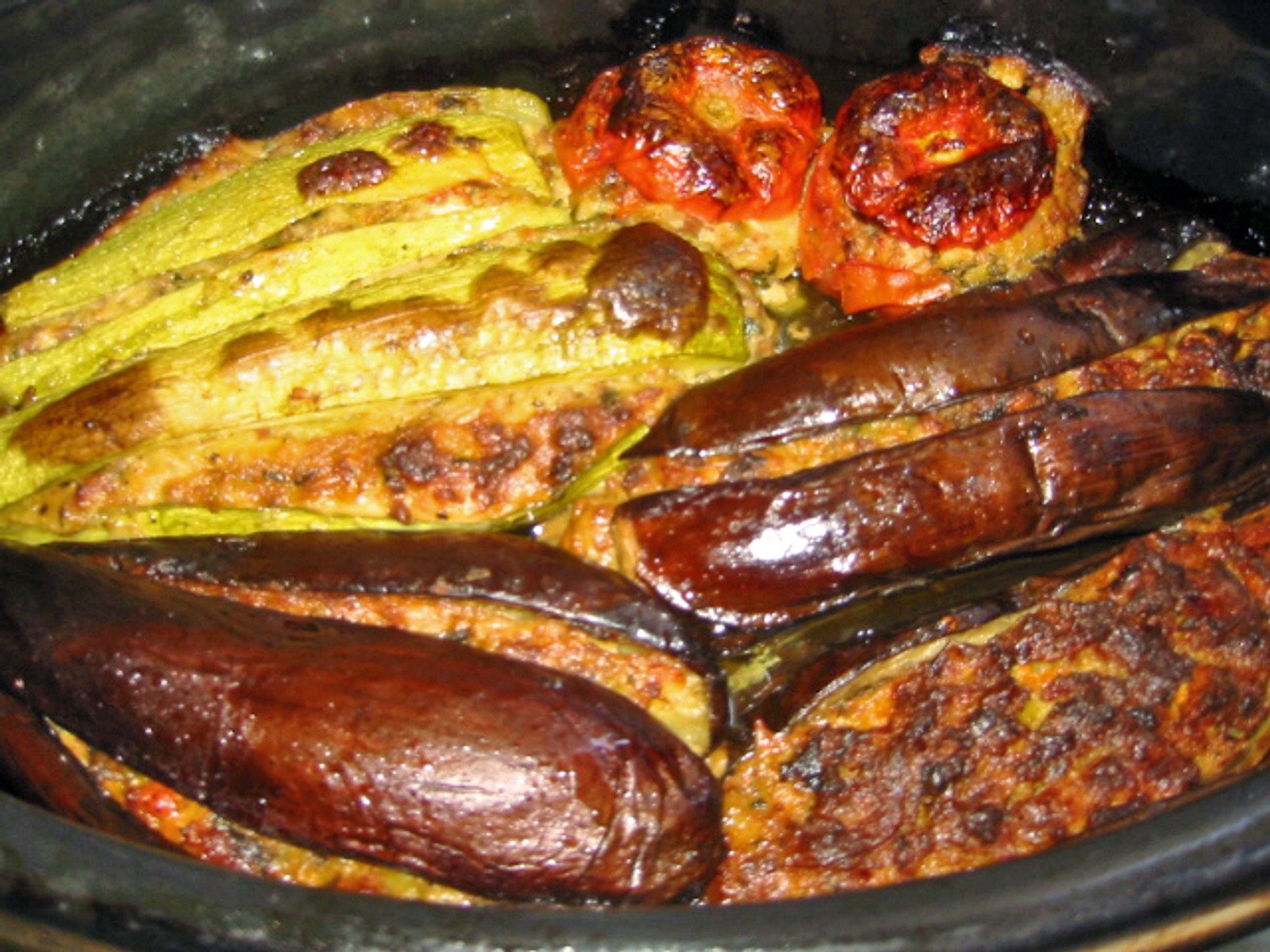 Punjeni patlijani i tikvice-moja varijacija - Coolinarika