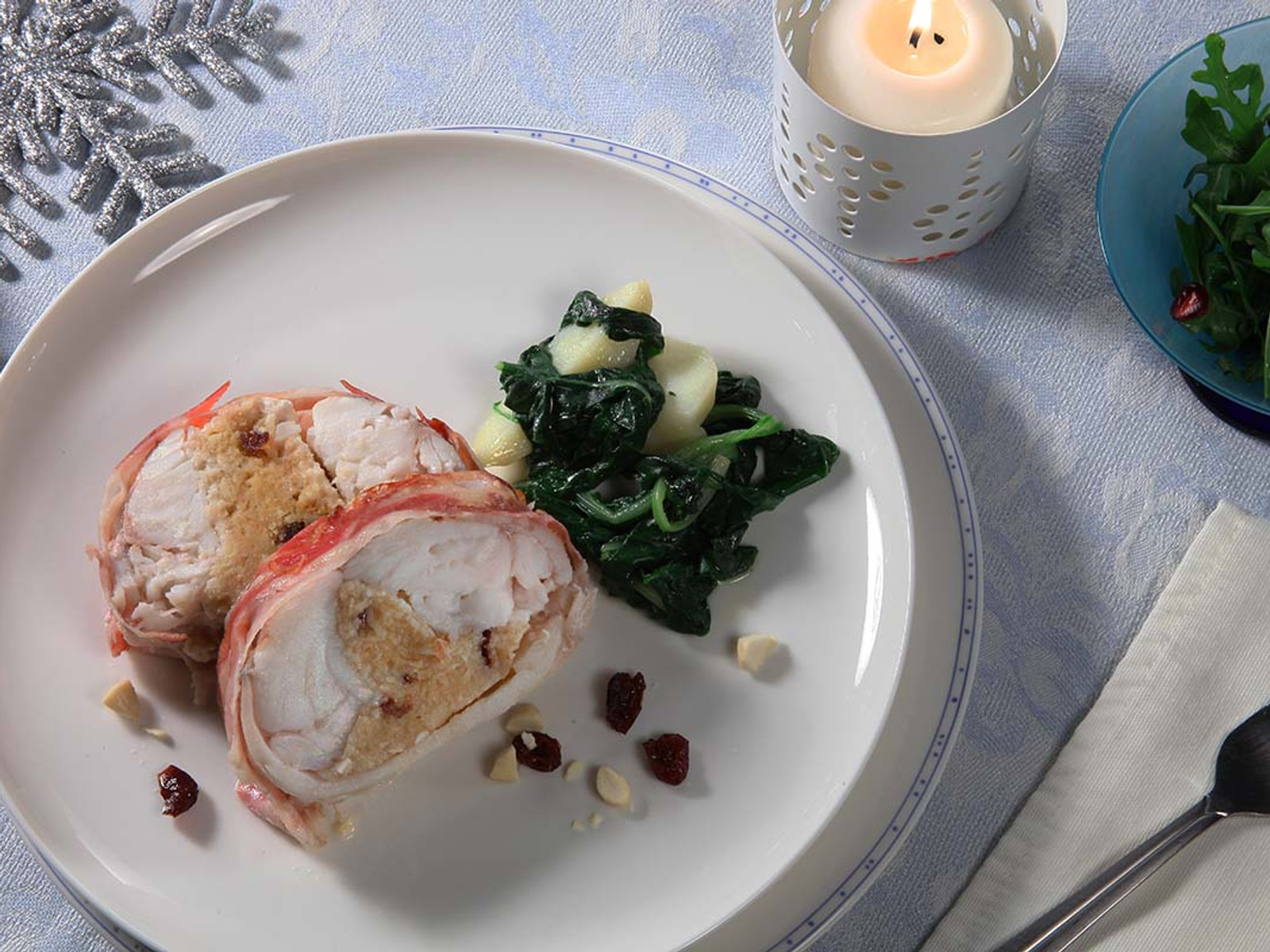 Pečena grdobina sa špinatom - Coolinarika