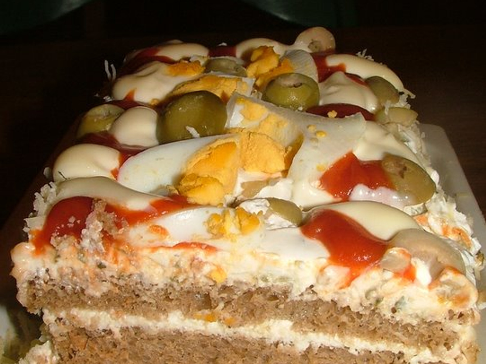Slana torta sa tost hlebom - Coolinarika