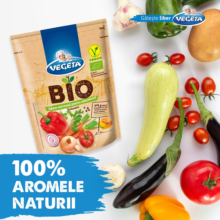Descopera natura din Vegeta Bio, un produs organic inovator, acum in ...