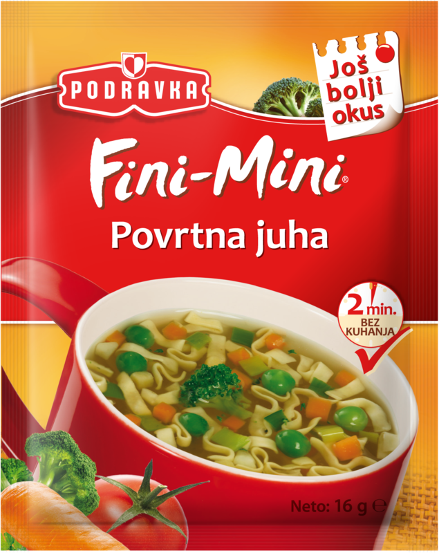 Fini-Mini Zelenjavna juha ♥ Podravka