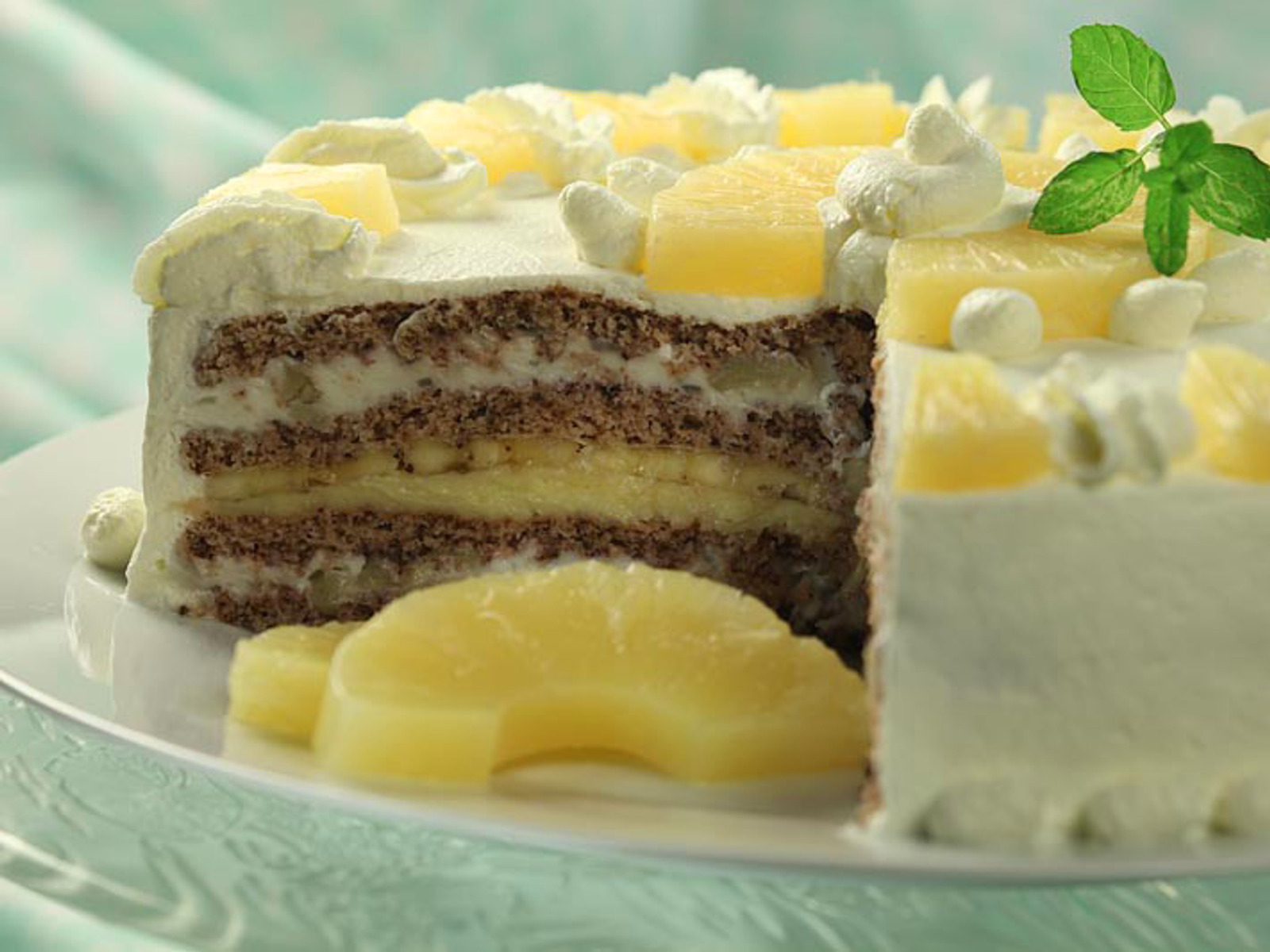 Ananas torta s kremom od jaja - Coolinarika